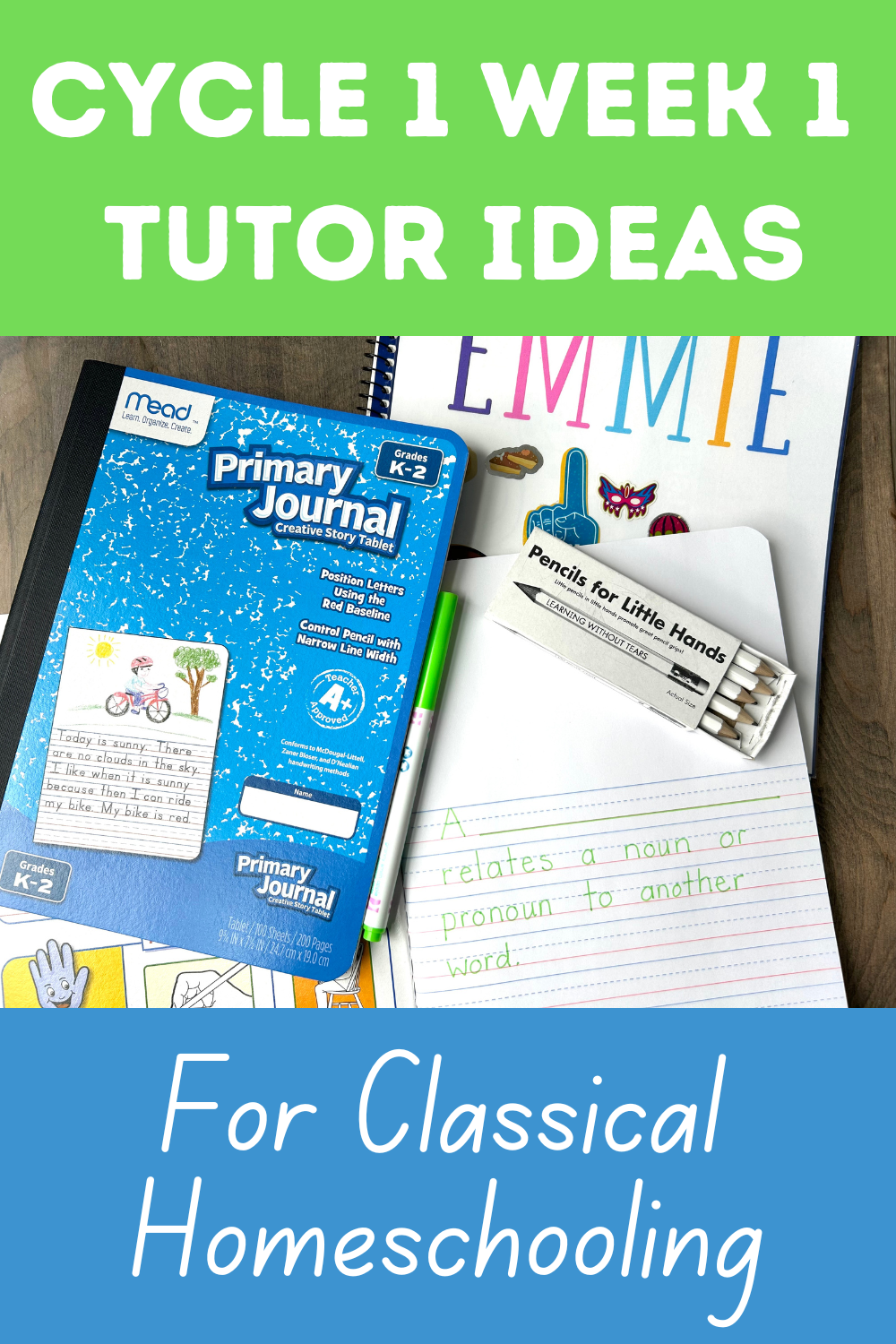 Cycle 1 Week 1 Tutor Ideas for Classical Homeschooling - Devoted to Littles