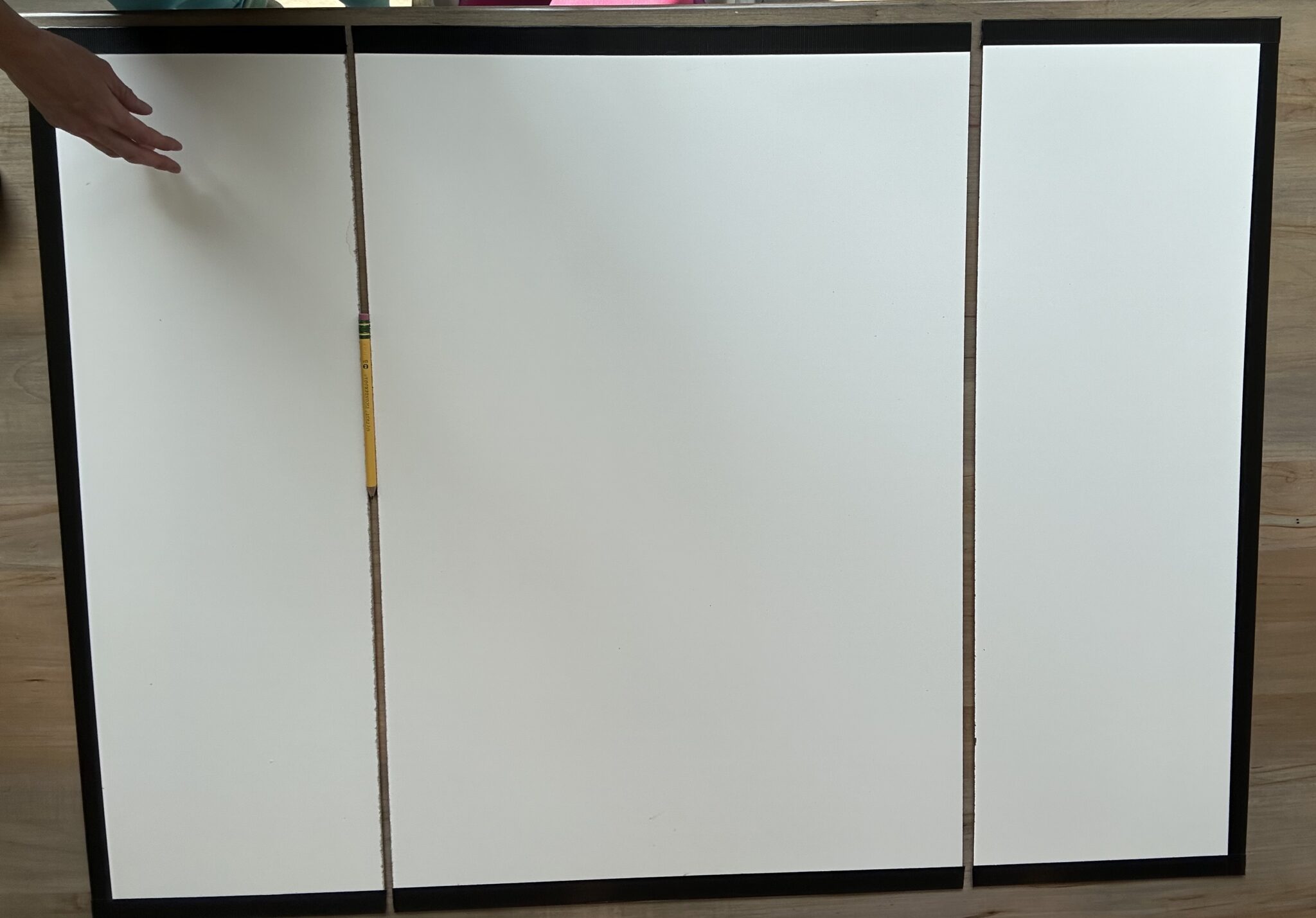 DIY Trifold Dry Erase Board - Devoted to Littles