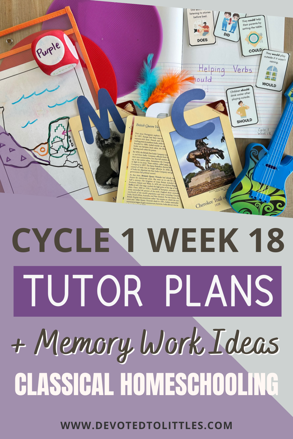 Cycle 1 Week 18 Tutor Plans for Classical Homeschooling - Devoted to ...
