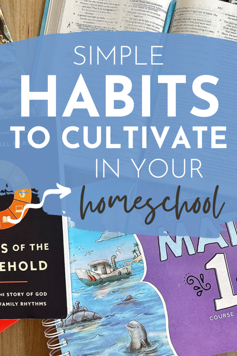 Our Homeschool Habits: What's Working and What We're Still Growing Into ...